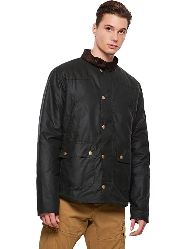 Barbour Giacca Reelin Wax - Verde