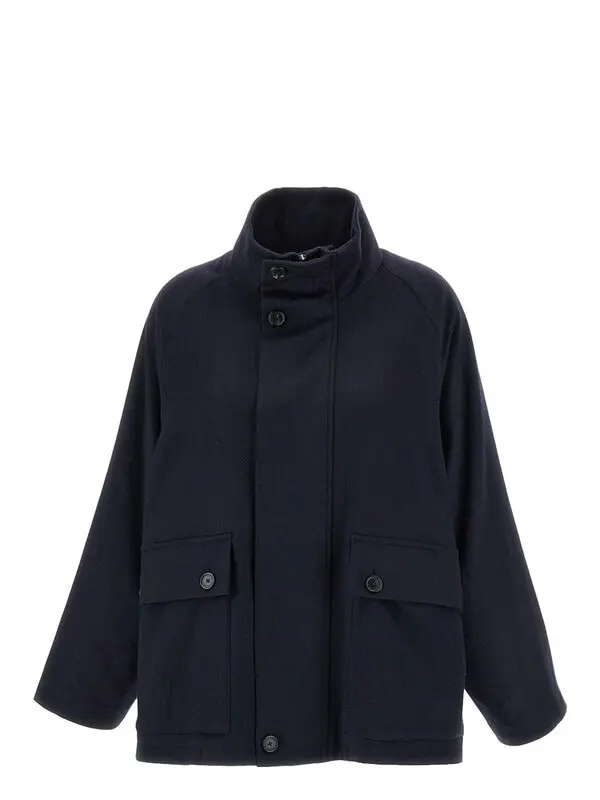 Barena Venezia Capospalla Eolo In Cashmere - Blue