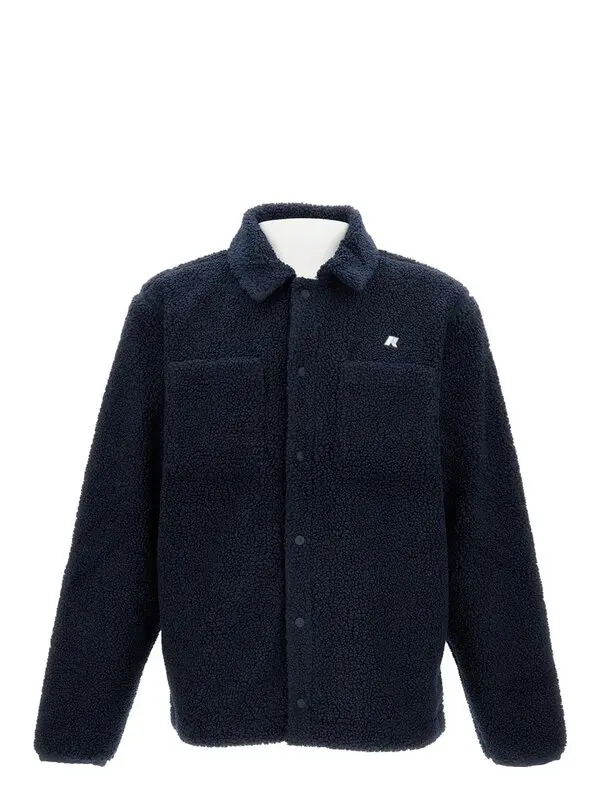 K-WAY Sovracamicia In Pile Polar Sherpa - Blu