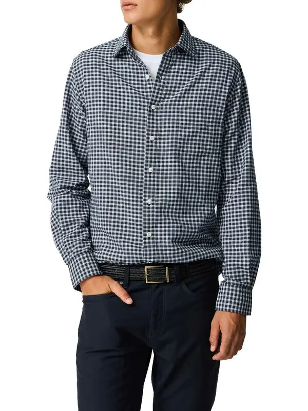 Rodd & Gunn Mckerrow Check Cotton & Linen Shirt - Royal