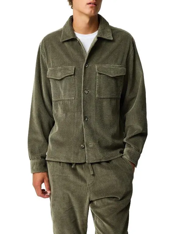 Rodd & Gunn Glendale Corduroy Shirt Jacket - Putty