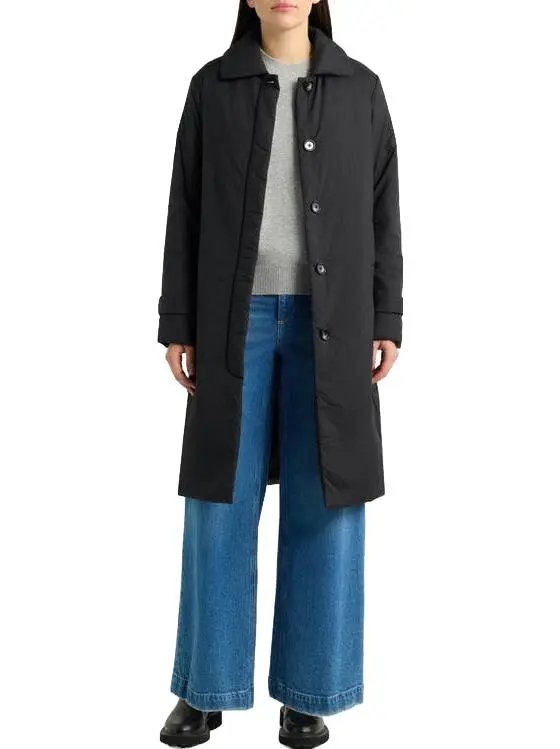 Bernardo Long Liner Coat - Black