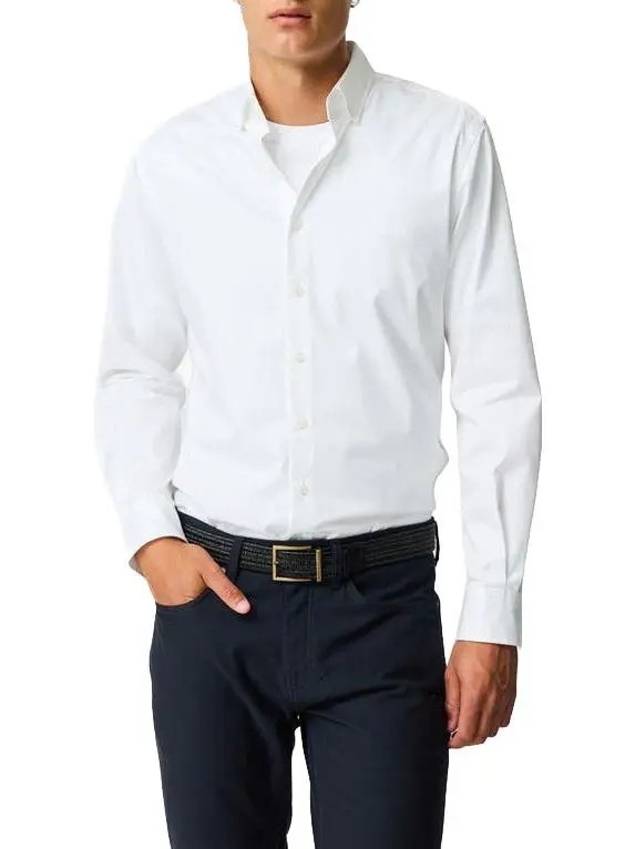 Rodd & Gunn Freshford Cotton Button Up Shirt - Snow