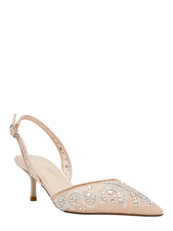 Betsey Johnson Prim Slingback Pump - Blush