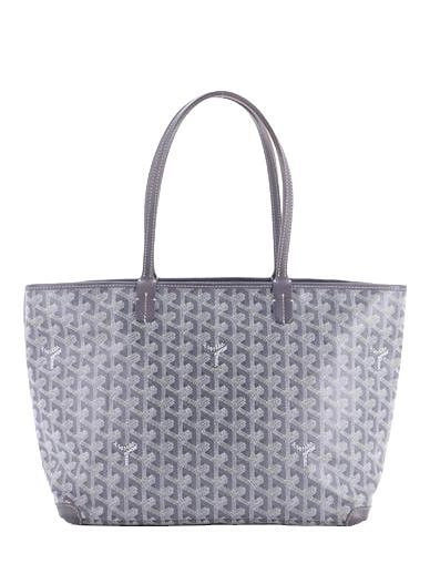 Goyard Artois Tote Coated Canvas Pm - Grey