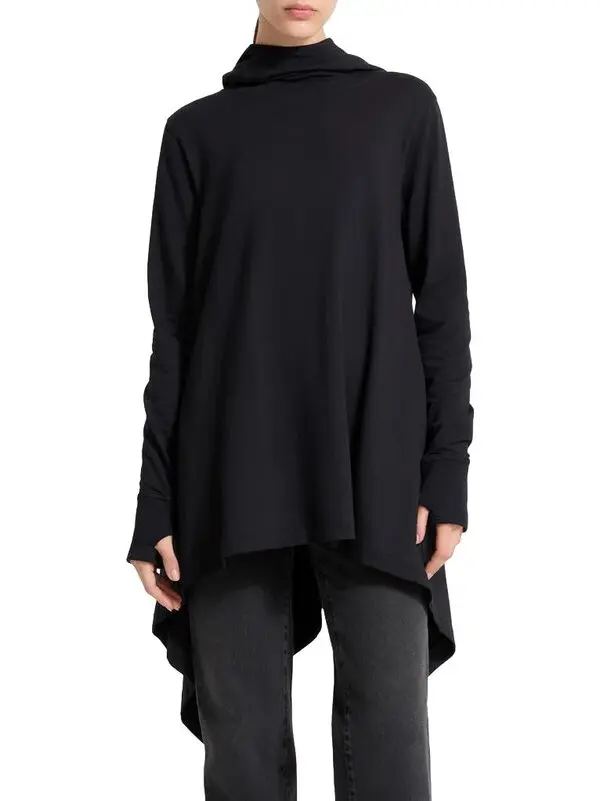 MARCELLA Daria Hooded Tunic - Black