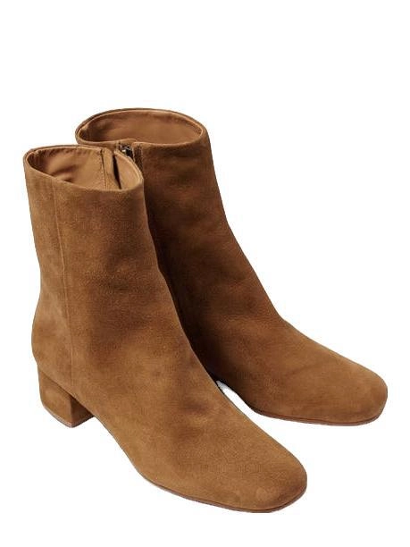 Beek Raven Leather Bootie - Toffee