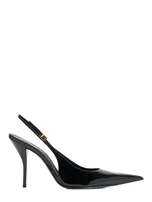 Schutz Liora Pointed-toe Slingback Pumps - Black