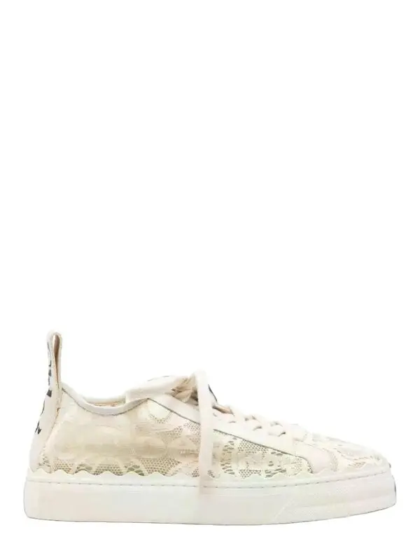 Chloé Lauren Lace-up Sneakers - Neutrals