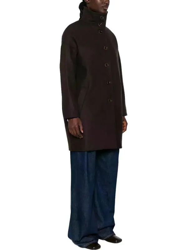 SESSUN Paradise High-neck Coat - Brown