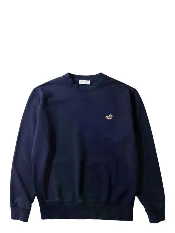 EDMMOND STUDIOS Duck-patch Sweater - Blue