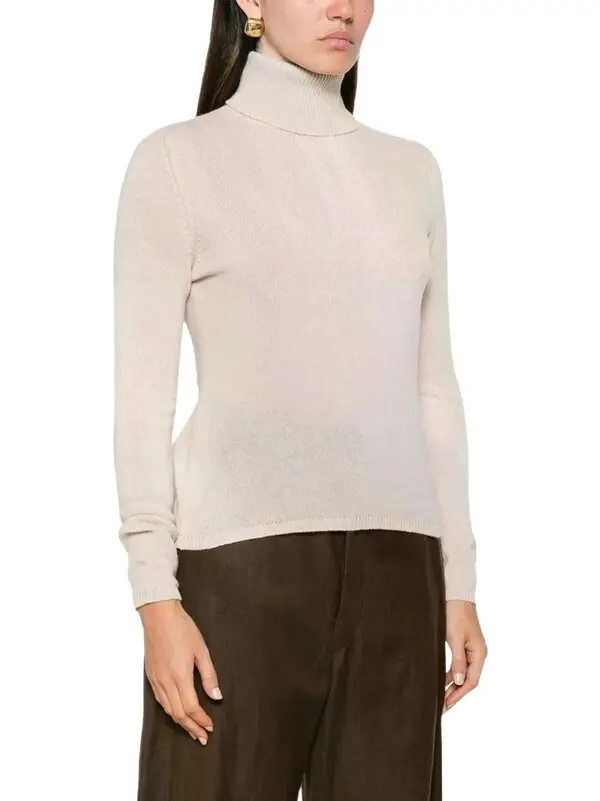 Eleventy Roll-neck Cashmere Sweater - Neutrals