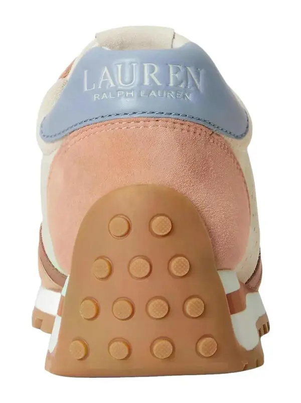 Ralph Lauren Dani Perforated Panelled Sneakers - Neutrals