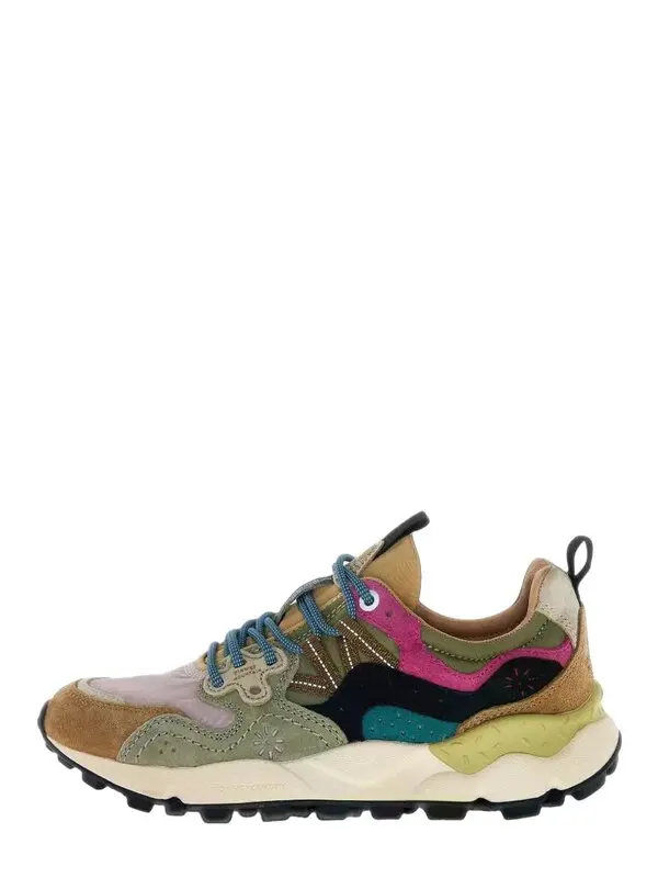 FLOWER MOUNTAIN Yamano 3 Suede Sneakers - Neutrals
