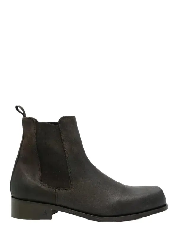 MORGILLO Square-toe Chelsea Boots - Brown