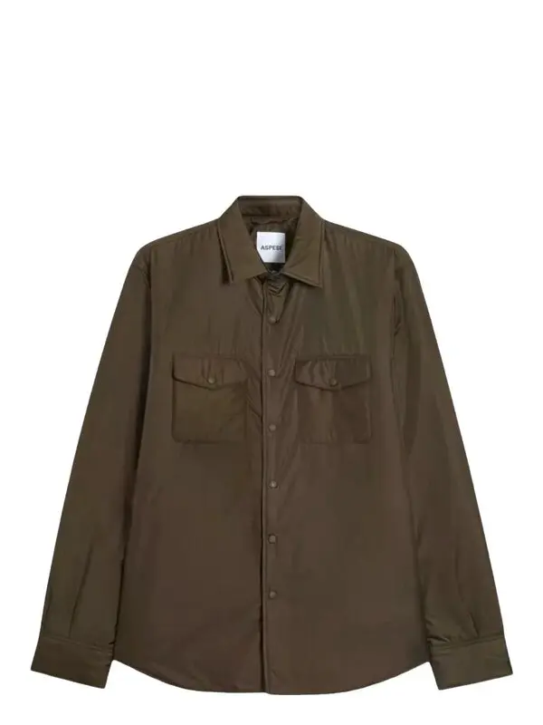 Aspesi Patch-pocket Shirt Jacket - Green