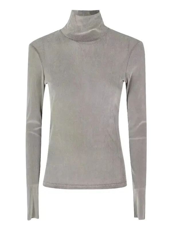 TELA High-neck Sweater - Grey