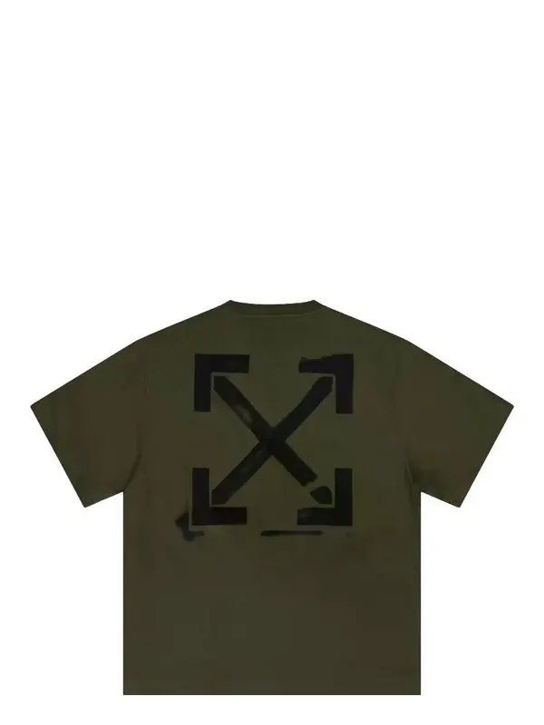Off-White Arrows-print T-shirt - Green