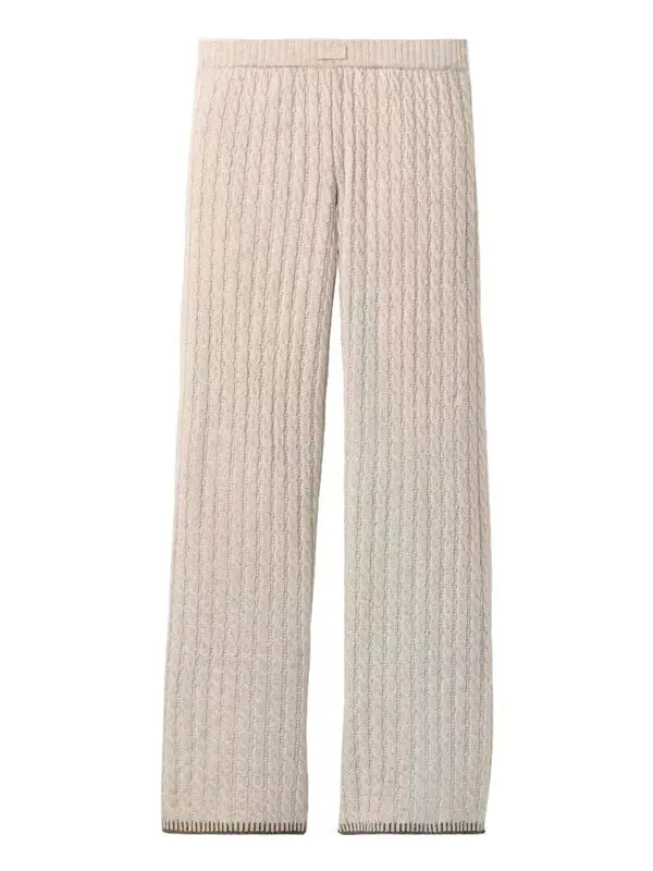 UGG Rylynn Cable-knit Trousers - Neutrals