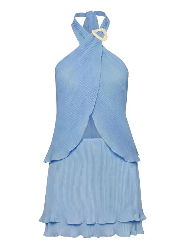 BAOBAB Lira Pleated Layered Mini Skirt - Blue