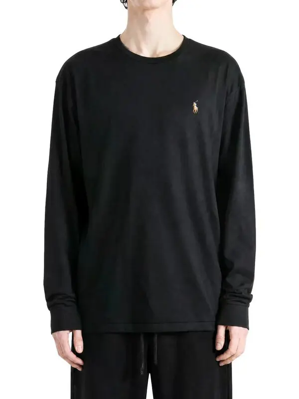 Polo Ralph Lauren Classic Fit Soft Cotton Crewneck T-shirt - Black