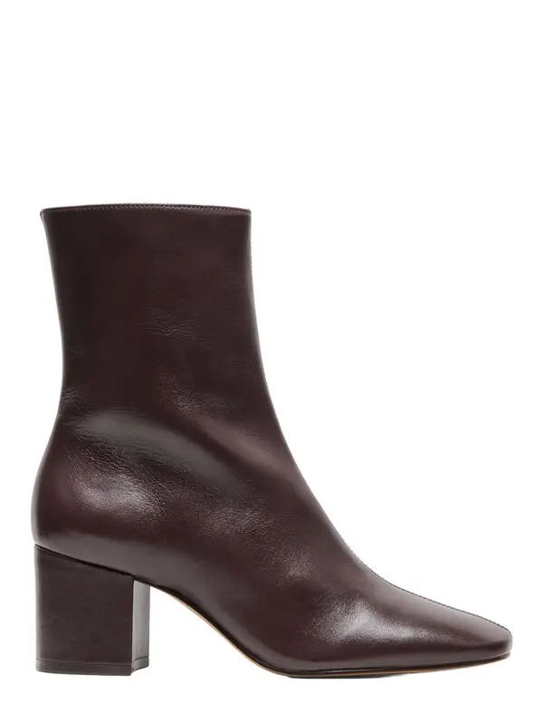 DOLCEVITA Feya Booties - Black Cherry Leather