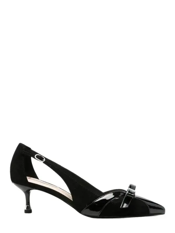 Liu Jo Deva Bow-detail Slingback Pumps - Black
