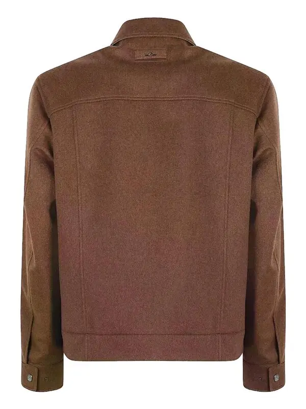 Paul & Shark Zip-up Shirt Jacket - Brown