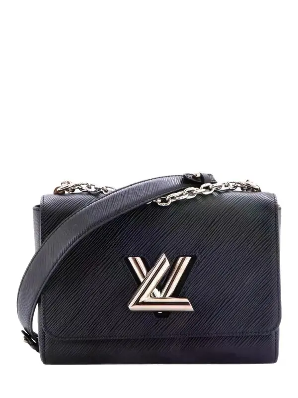 LOUIS VUITTON Twist Handbag Epi Leather Mm Crossbody Bag - Black