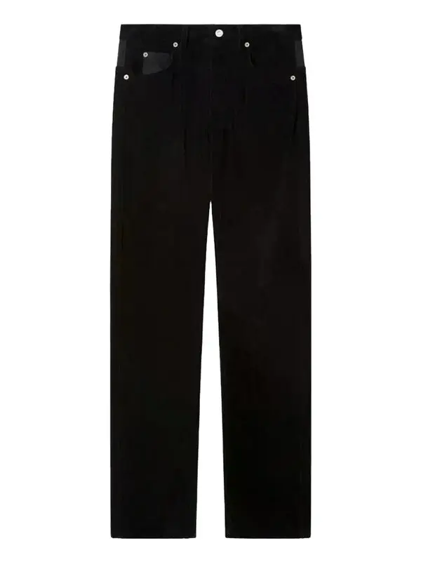 MARANT Jude Corduroy-panelled Trousers - Black