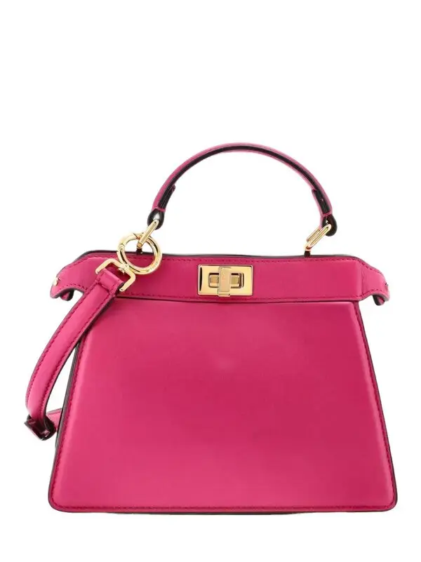 Fendi Peekaboo Iseeu Bag Leather Petite Crossbody Bag - Pink