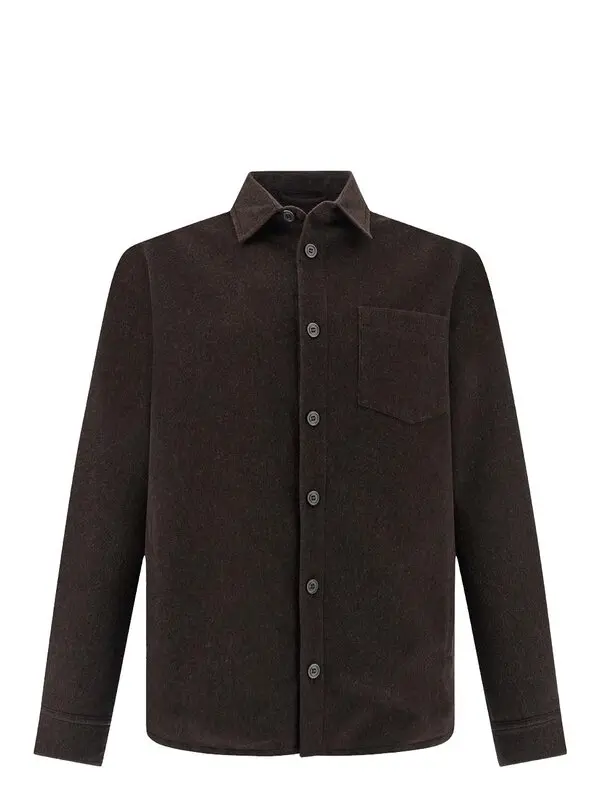 Paul & Shark Cashmere Overshirt - Coffe