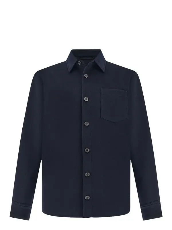 Paul & Shark Cashmere Overshirt - Blue