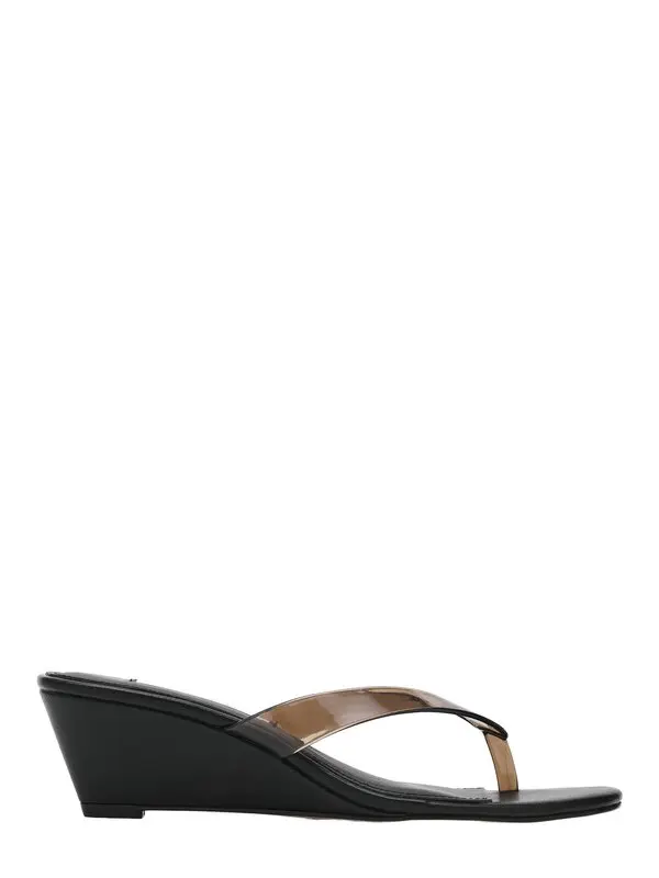 Steve Madden Drazer Thong Sandals - Black