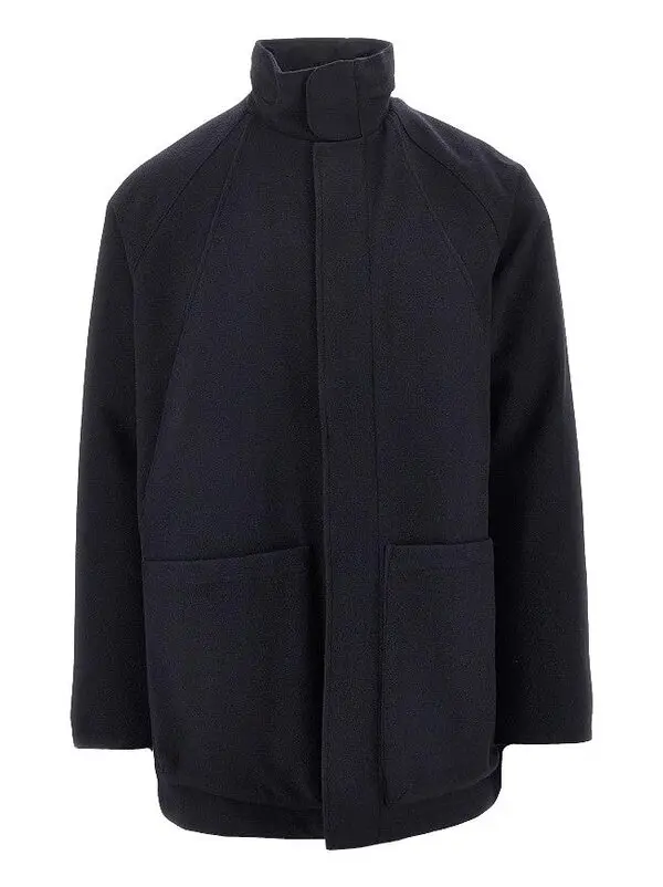 PALTO' 2l Wool Felt Coat - Blue