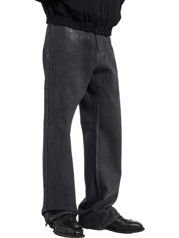 Balenciaga Regular Fit Jeans - Black