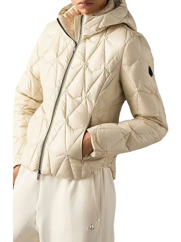 Moose Knuckles Iceberg 800-fill-power Down Lightweight Jacket - Alabaster