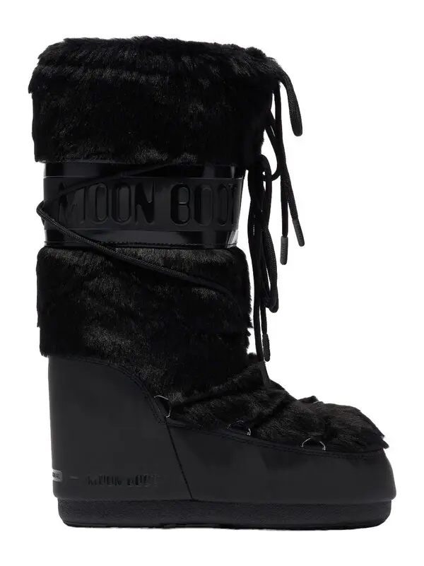 Moon Boot Icon High Faux Fur Boots - Multicolor
