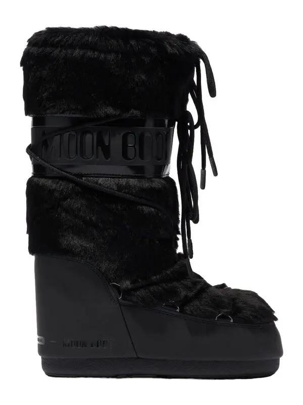 Moon Boot Icon High Faux Fur Boots - Multicolor