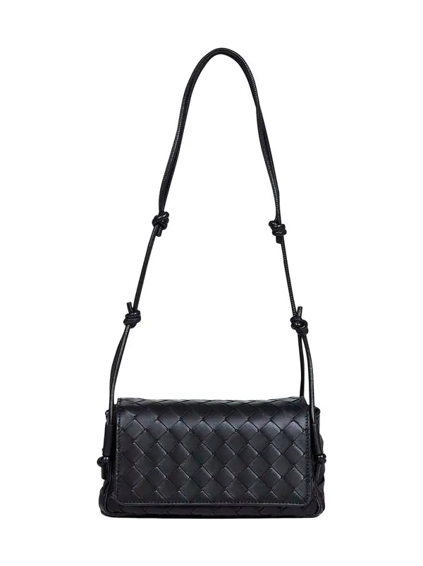 Bottega Veneta Black Notturno Crossbody Bag - Multicolor