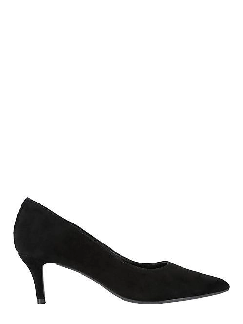 Carvela Positano Low Suede Pumps - Black