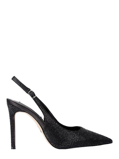 Steve Madden Tremble Woven Slingbacks - Black