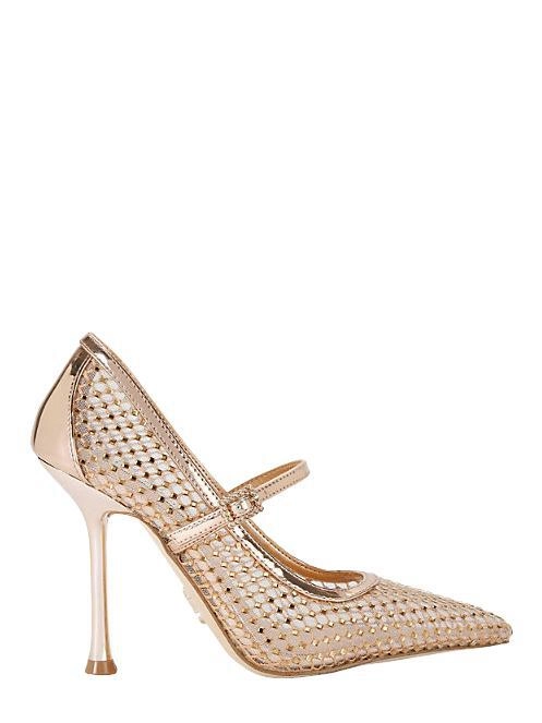 Steve Madden Stirring Mesh Pumps - Gold