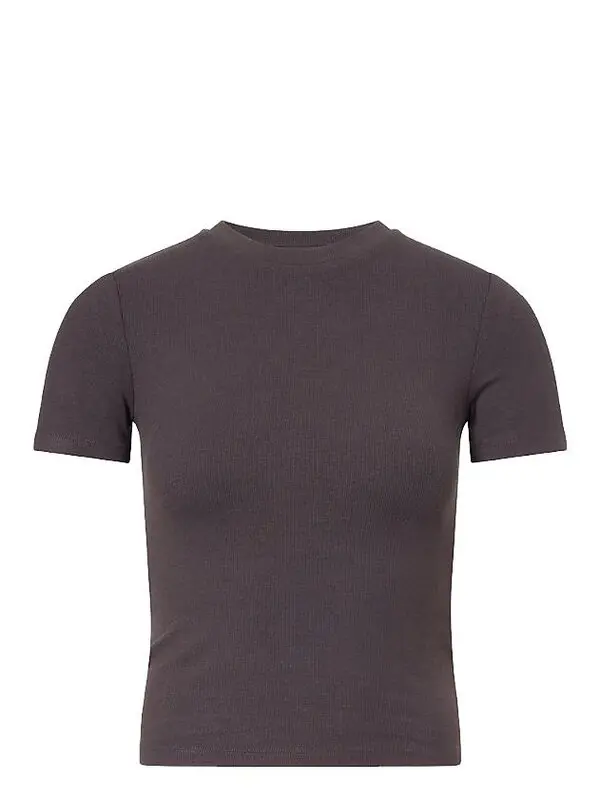 TALA 365 Stretch-rib Round-neck Jersey T-shirt - Espresso