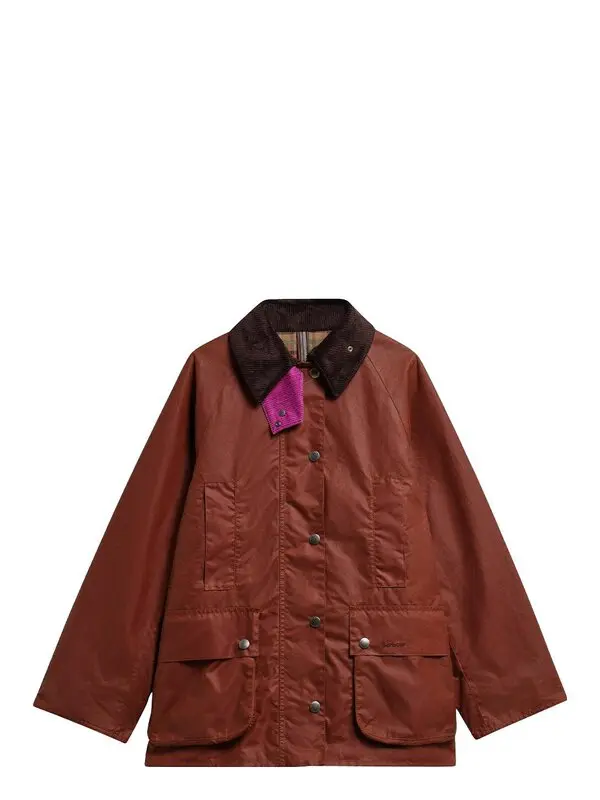 Barbour Beaufort Waxed Jacket - Brown