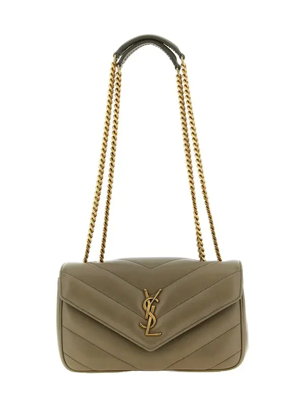 Saint Laurent Loulou' Small Shoulder Bag - Green