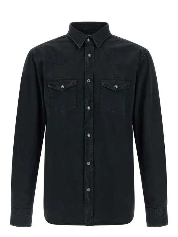 TOM FORD Western' Shirt - Black