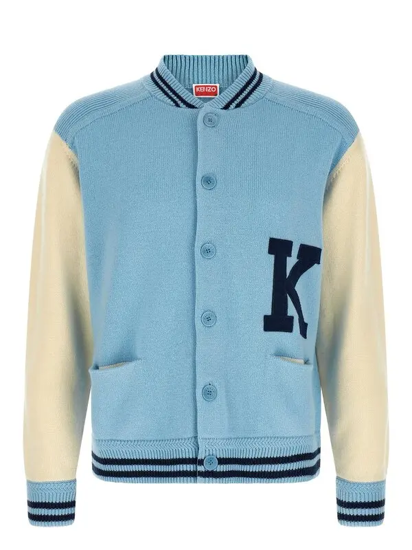 Kenzo Varsity' Cardigan - Blue