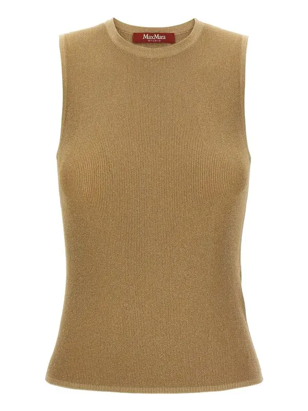 Max Mara Mstsante' Top - Gold