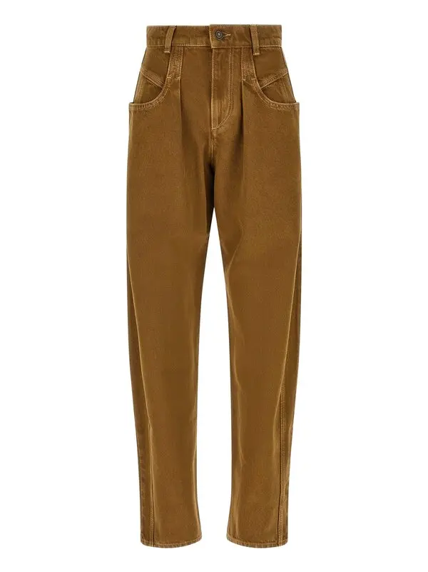 Isabel Marant Étoile Lisha' Jeans - Brown